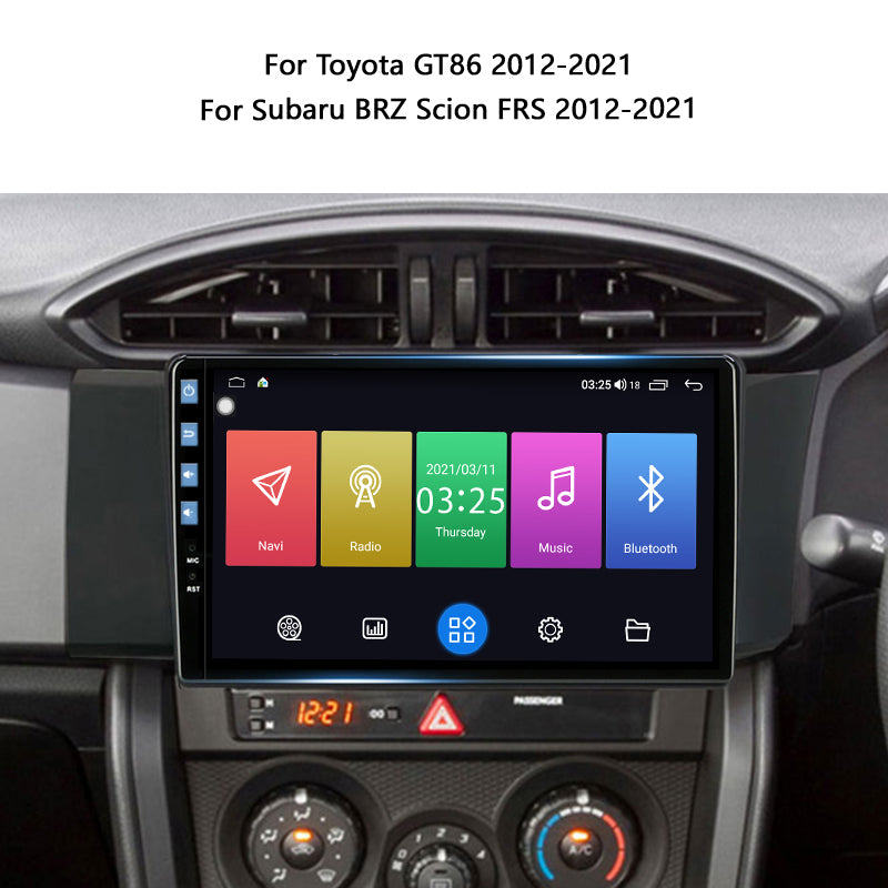 Idoing 9inch Android 12 Radio Head Unit For Subaru BRZ/Scion FRS/Toyot