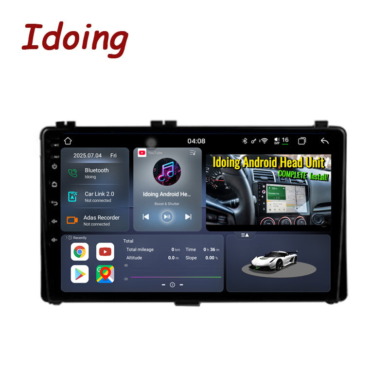 Idoing 9inch Android 13 Radio Head Unit For Toyota Corolla 11 Auris E1