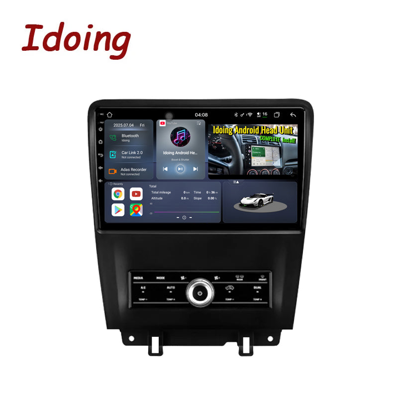 Idoing 10.2inch Android 13 Radio Head Unit For Ford Mustang 2009-2014